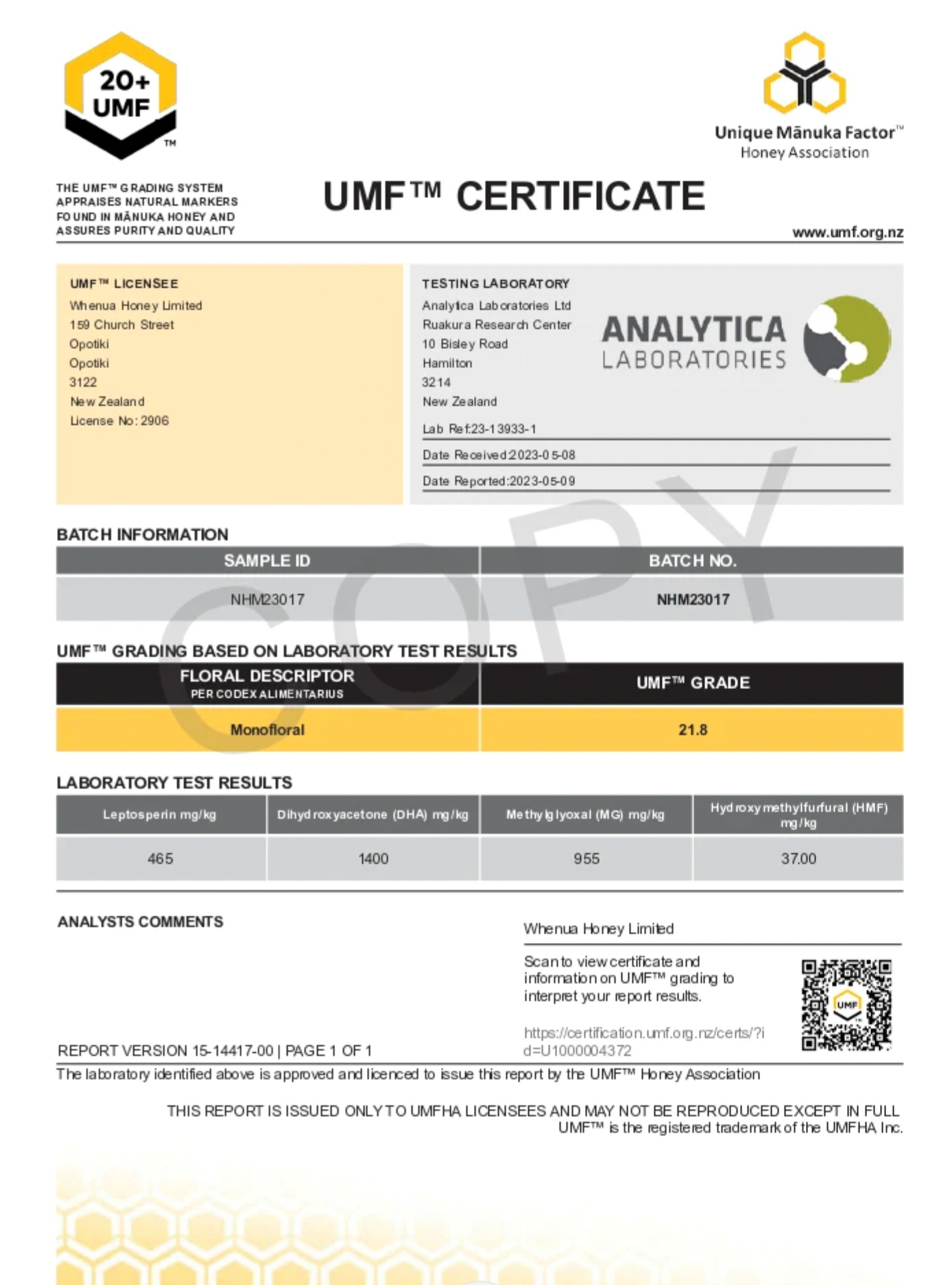Unlocking the Secrets of Manuka Honey: MG, UMF – Whenua Honey